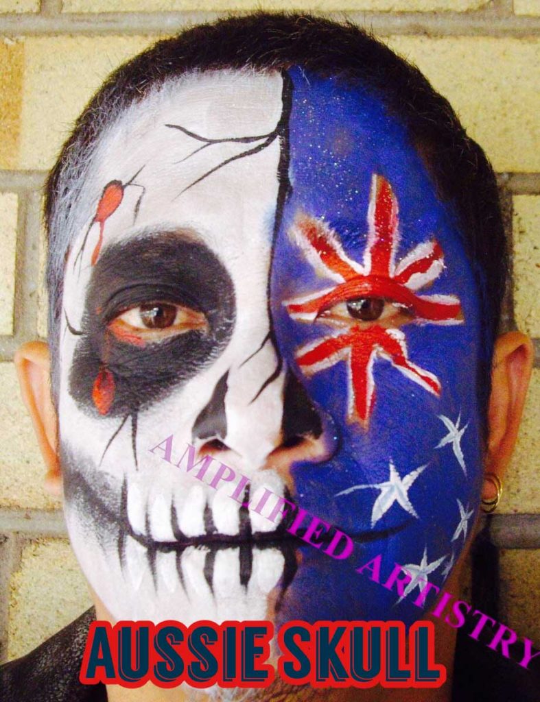 Professional Adult Face Painting by Amplified Artistry